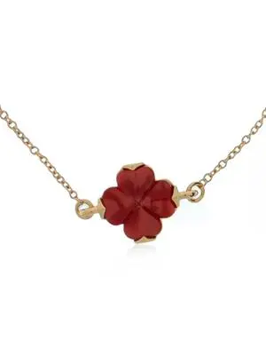 Kate Spade New York Flower Solitaire Clover-pendant Bracelet