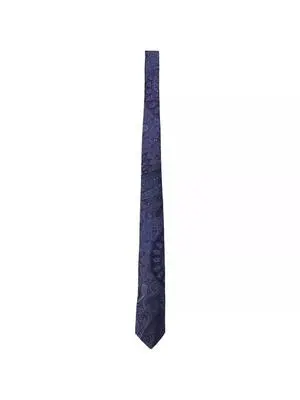 Etro Paisley-print Silk Tie - Blue