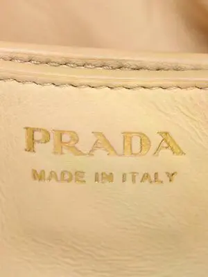 Prada 2010-2026 Small Nappa Dada Shoulder Bag - Neutrals