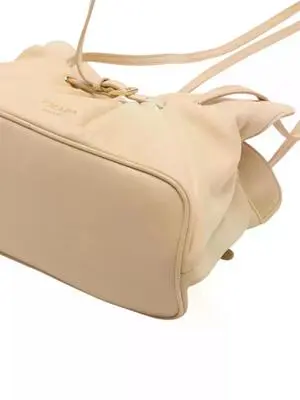 Prada 2010-2026 Small Nappa Dada Shoulder Bag - Neutrals