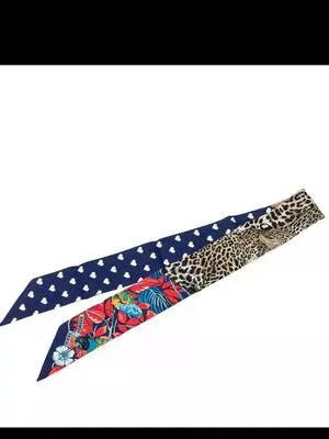 Hermès 2000-2026 Jungle Love Silk Twilly Scarf Scarves