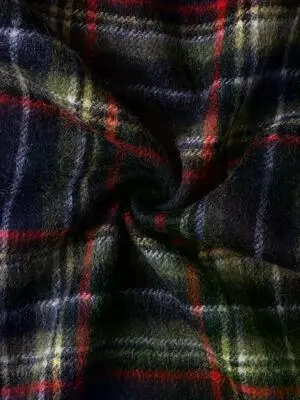 HACKETT  Plaid Logo-embroidered Scarf