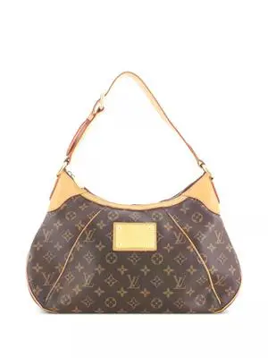 LOUIS VUITTON Thames Handbag Monogram Canvas Gm Hobo Bag - Brown