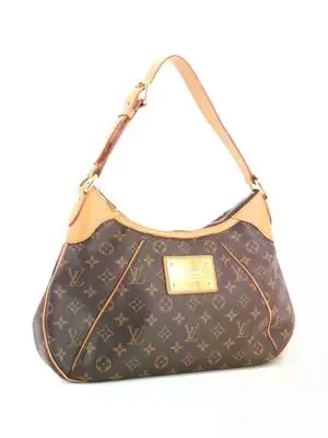 LOUIS VUITTON Thames Handbag Monogram Canvas Gm Hobo Bag