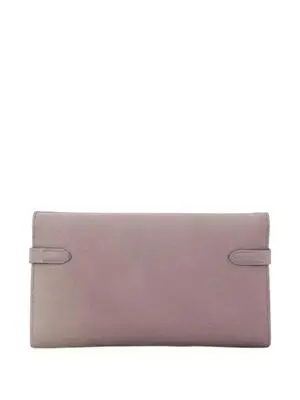 Hermès Kelly Wallet Verso Epsom Long Small Wallets - Grey