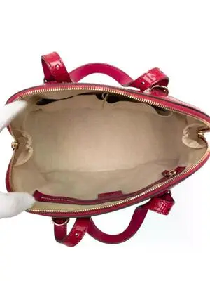 Gucci 2016-2026 Small Microguccissima Patent Nice Dome Satchel