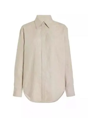Brandon Maxwell Allie Button-down Shirt - Neutrals