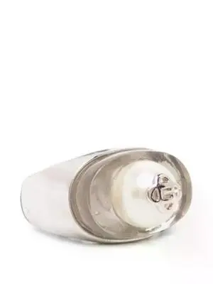 Casablanca Sci-fi Pearl Ring - Silver