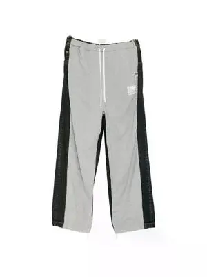Mihara Yasuhiro Combined Sweat Denim Pants - Grey