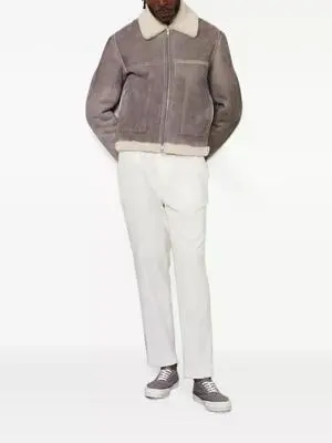 Officine Générale Isaac Shearling Jacket - Grey