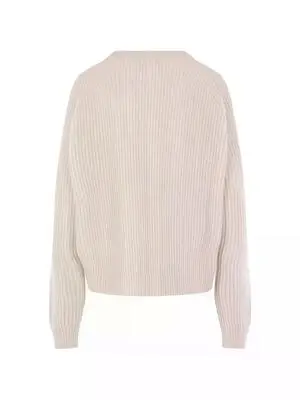 Dusan Ribbed-knit Cashmere Sweatshirt