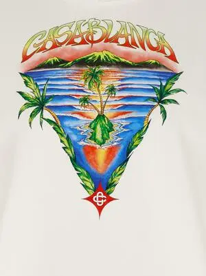Casablanca Innocence Triangle' Hoodie - White