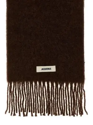Jacquemus L'echarpe Carro' Scarf - Brown