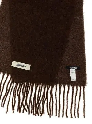 Jacquemus L'echarpe Carro' Scarf - Brown