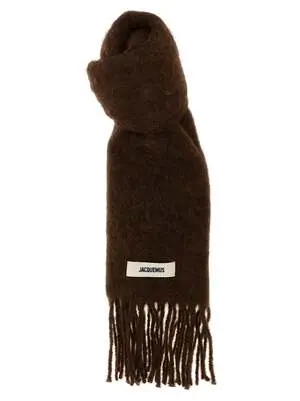Jacquemus L'echarpe Carro' Scarf - Brown