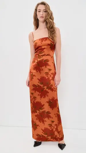 REFORMATION Frankie Silk Dress