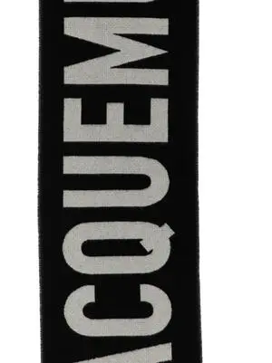Jacquemus L'echarpe Scarf - Black