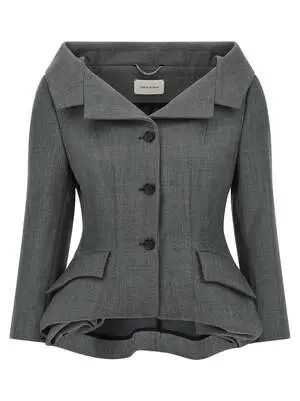 Magda Butrym 02' Blazer - Gray