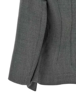 Magda Butrym 02' Blazer - Gray