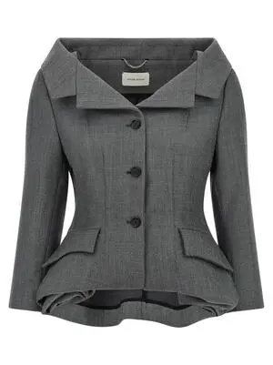 Magda Butrym 02' Blazer - Gray