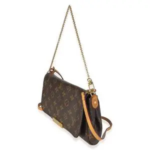 LOUIS VUITTON Monogram Canvas Favorite Mm - Brown