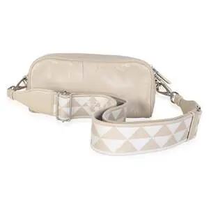Prada Deserto Antique Nappa Multi-pocket Shoulder Bag - Beige