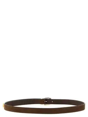 Brunello Cucinelli Inverted Leather Belt