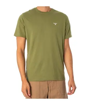 Barbour Logo-embroidered Cotton T-shirt