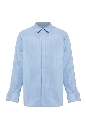 Sacai Shirt With Decorative Panel - Blue