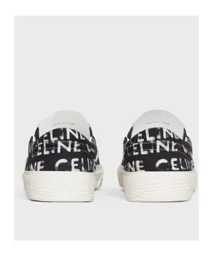Celine Elliot Slip-on In Printed Canvas - White
