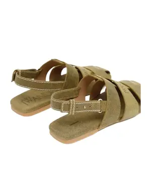 J.W.ANDERSON Moss Suede Flat Sandals