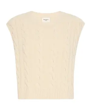 Max Mara Clown Cable-knit Knitted Top