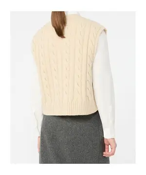 Max Mara Clown Cable-knit Knitted Top