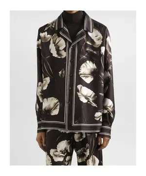 Dolce & Gabbana Poppy-print Shirt