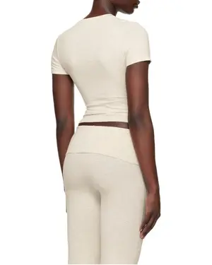 SKIMS Round Neck Short Sleeve T-shirt