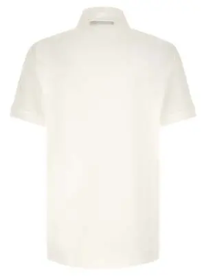Dolce & Gabbana Logo Plate Polo Shirt