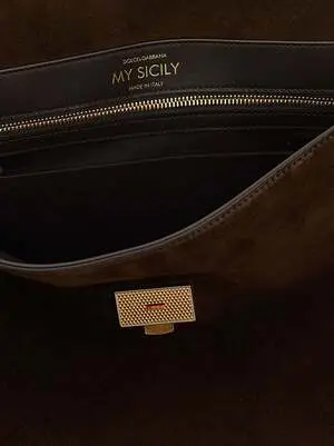 Dolce & Gabbana My Sicily' Large Handbag - Brown