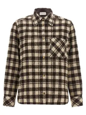 Moncler Checked Shirt - Brown