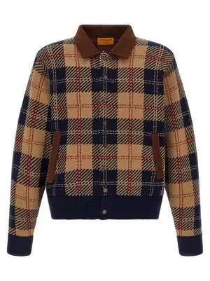 Guest In Residence Tartan Bomber Jacket - Multicolor