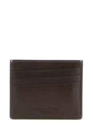 Brunello Cucinelli Leather Cardholder
