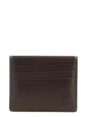 Brunello Cucinelli Leather Cardholder - Brown