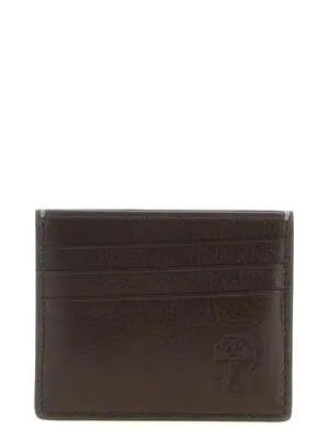 Brunello Cucinelli Leather Cardholder - Brown