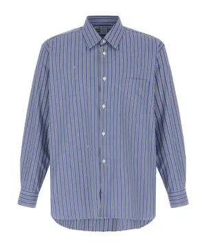 Comme Des Garçons Striped Cotton Shirt - No