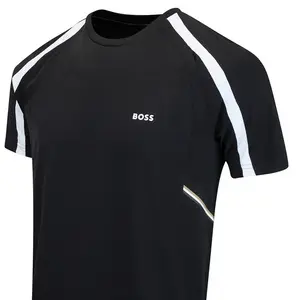 Hugo Boss Logo-print Panelled T-shirt