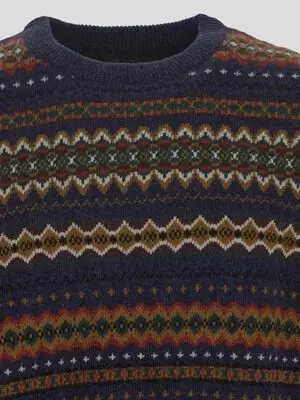 Barbour Graphic-print Wool Jumper