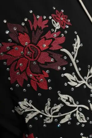 Amiri Embroidered Shirt With Shimmering Sequins