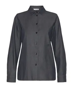 Max Mara Logo Embroidered Classic Shirt