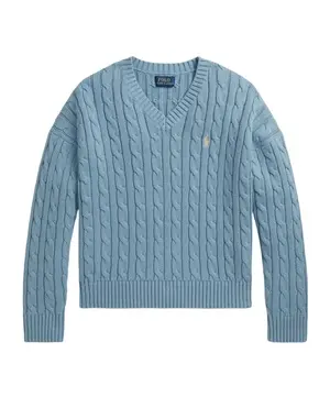 Polo Ralph Lauren Cable-knit V-neck Sweater