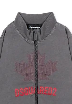 Dsquared2 Logo-print Zip-up Sweater
