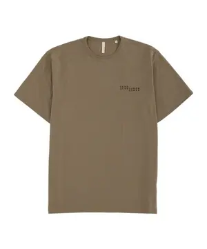 SUNFLOWER Logo Printed Crewneck T-shirt